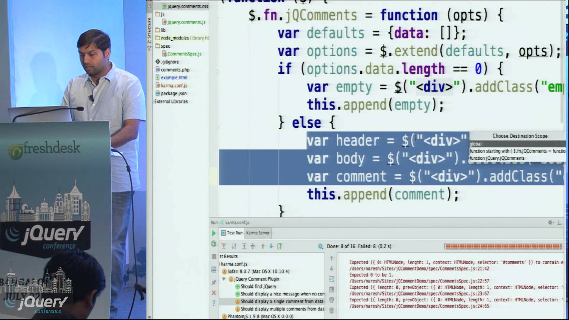 Testing A Jquery Plugin With Jasmine And Karma 7461